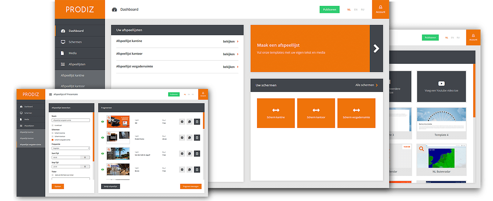 Prodiz Narrowcasting - De manier van communiceren binnen uw bedrijf